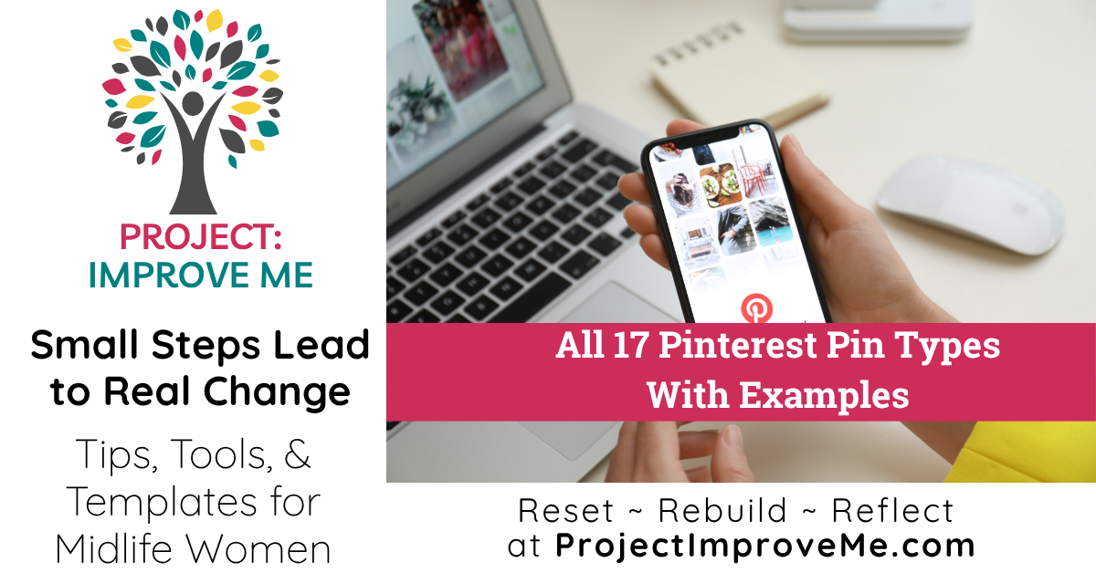 Examples of Pinterest Pin Types for Beginners - Project: Improve Me!